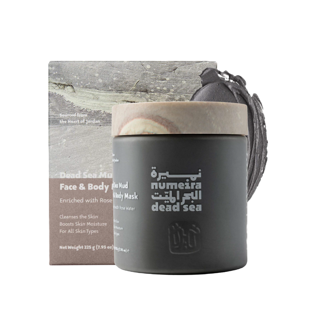 قناع طين البحر الميت للوجه والجسم – Numeira Jordan
