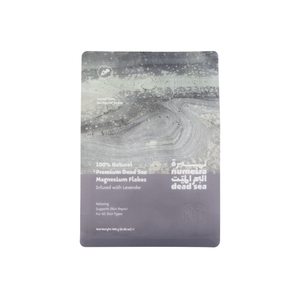 Lavender Dead Sea Magnesium Flakes – Numeira Jordan